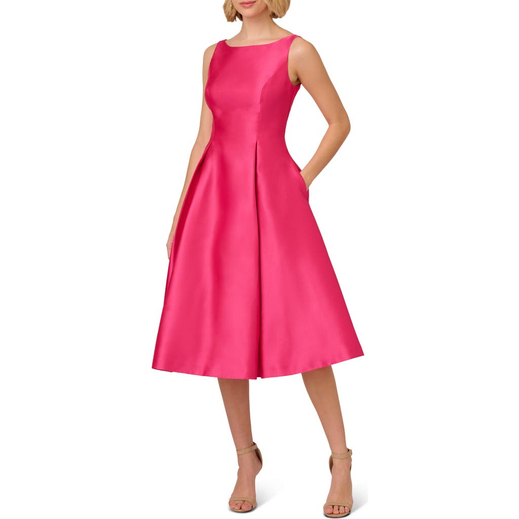 ADRIANNA PAPELL Adrianna Papell Sleeveless Fit & Flare Midi Dress